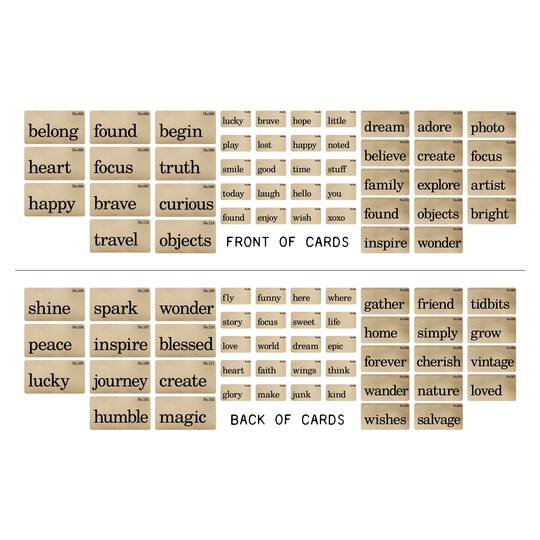 Tim Holtz Idea Ology Double Sided Flashcards 45ct Michaels tim-holtz-idea-ology-double-sided-flashcards-45ct-michaels